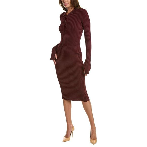 Galvan London | Dresses | Galvan London Rhea Henley Dress | Poshmark